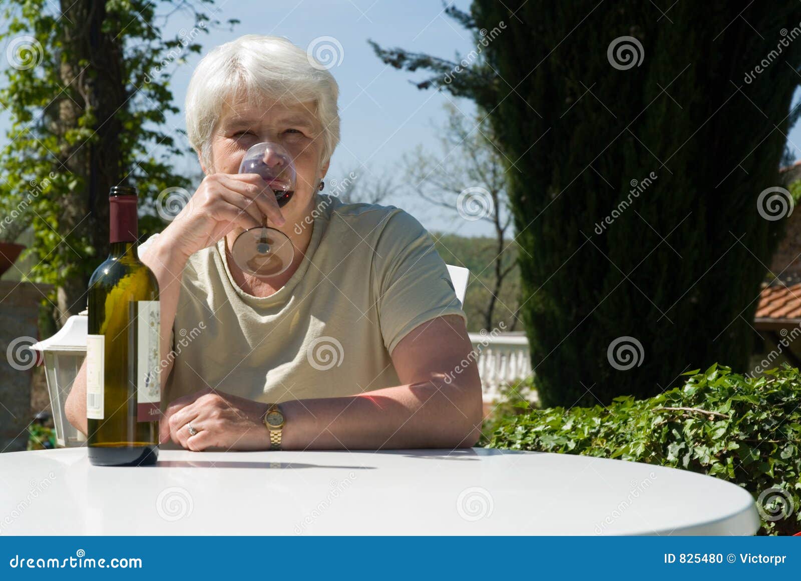Relaxing with wine stock photo. Image of drink, celebrate - 825480