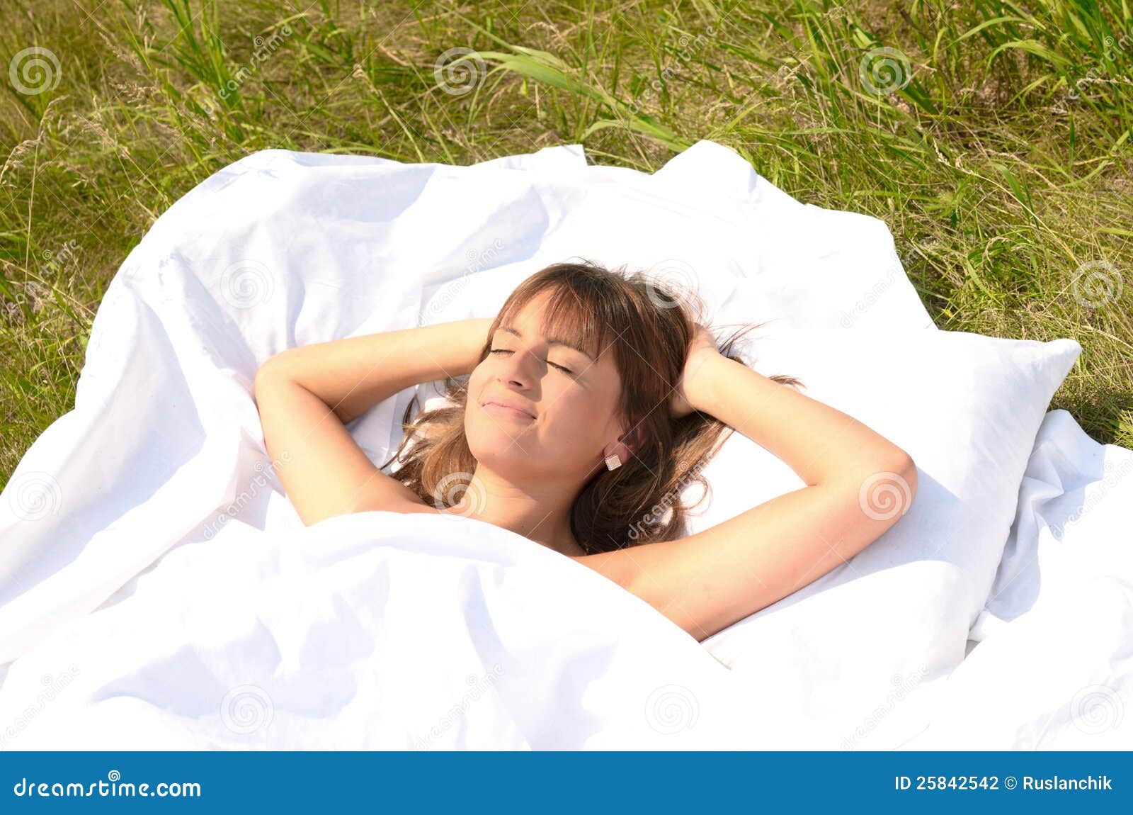 Relaxing woman stock photo. Image of relax, lifestyle - 25842542