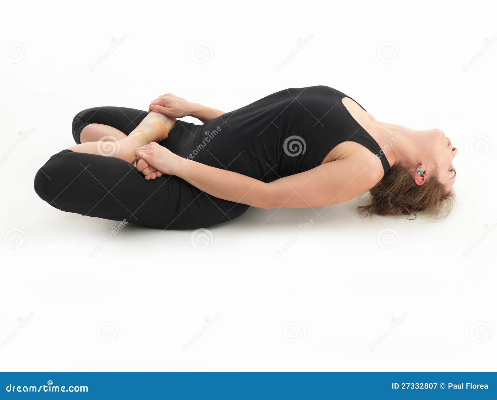Relaxion yoga posture stock image. Image of alignment - 27332807