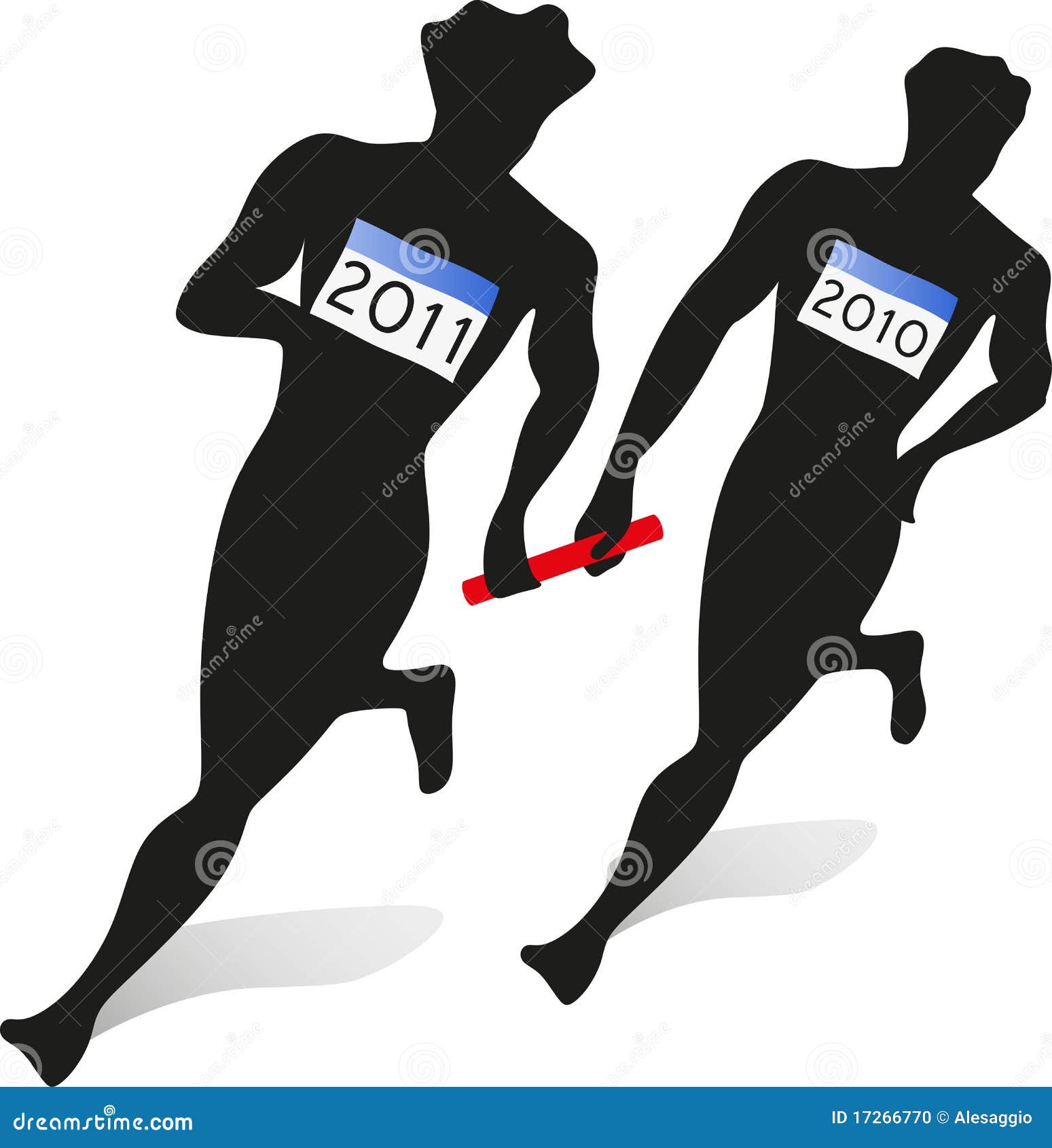 Relay Race Vector Stock Photo | CartoonDealer.com #6583950