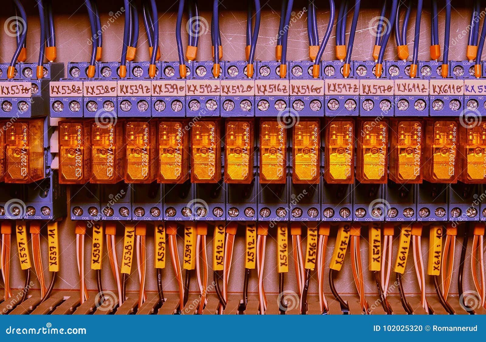 Old Relay Actuators Royalty-Free Stock Image | CartoonDealer.com #67974382