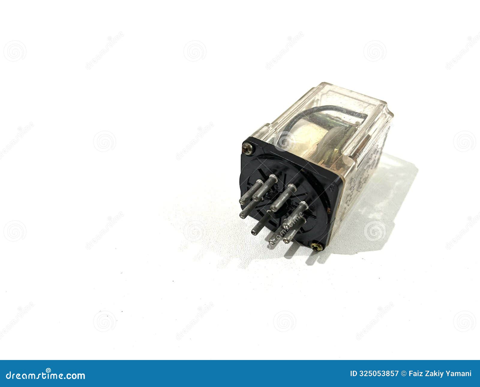 Relay Electrical Circuit Isolated on White Background Stock Image ...