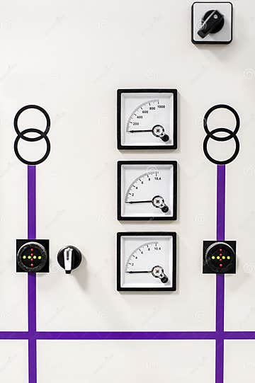 Relay Protection System. Bay Control Unit Stock Photo - Image of ...