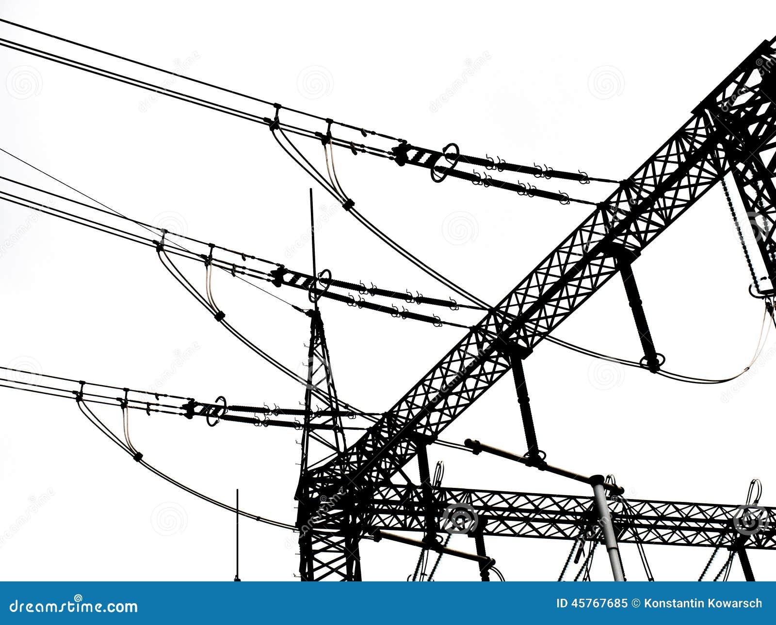 Relay Station White Background Stock Image - Image of landmark, high ...