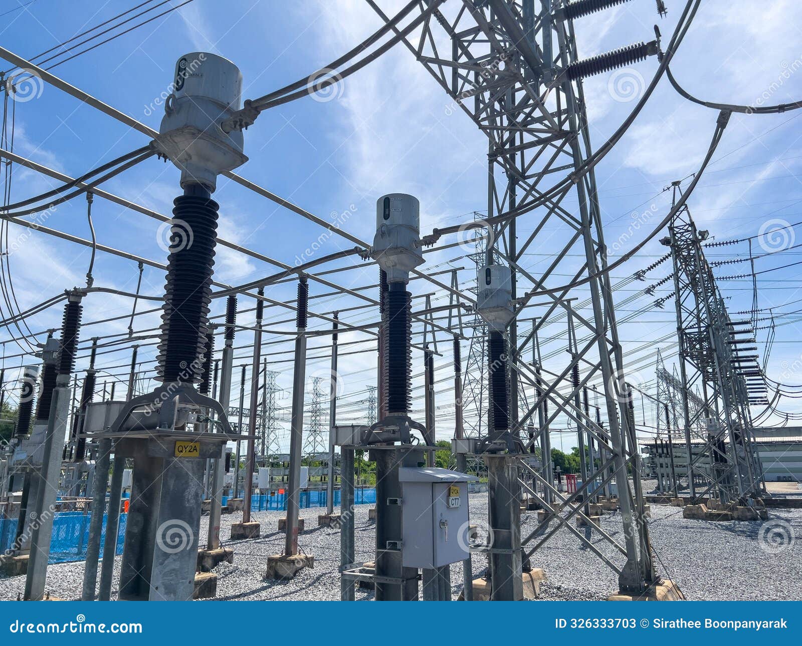 Current Transformer Connected With A Vertical Break Disconnecting ...