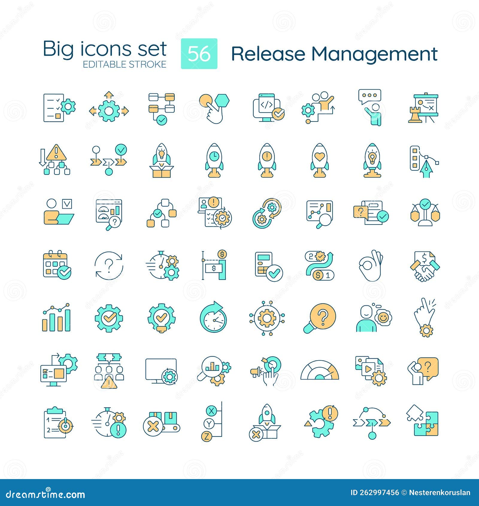 Release Management RGB Color Big Icons Set Stock Vector - Illustration ... Release Management RGB Color Big Icons Set Stock Vector - Illustration ...
