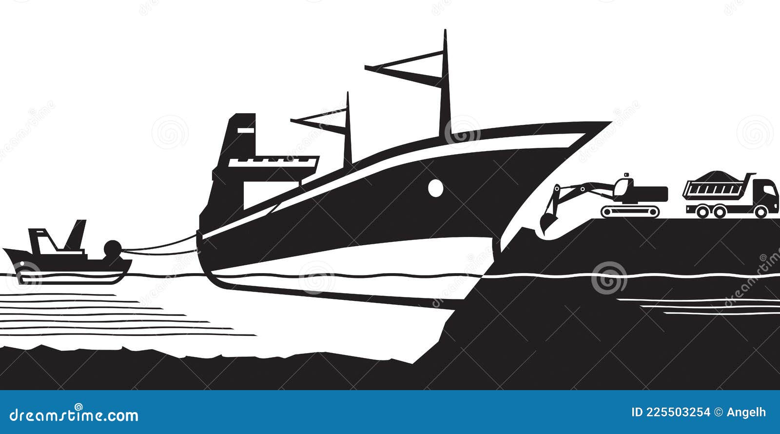 Stranded Ship. Ghost Ship. Fiction Backdrop. Concept Art. Realistic ...