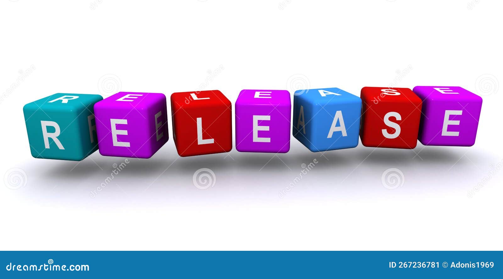 Release Word Block on White Stock Image - Image of equity, house: 267236781