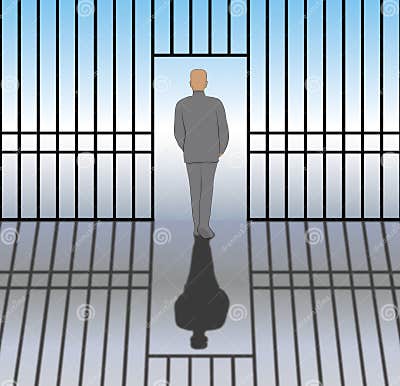 Released from Prison stock illustration. Illustration of freedom - 50738475