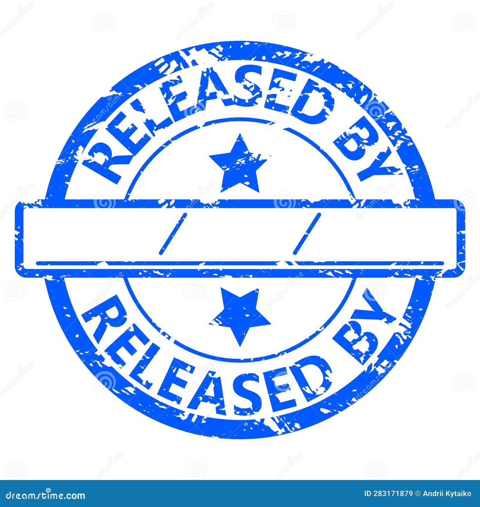 Released by Rubber Stamp, Official Licensed and Accepted Stock Vector ...