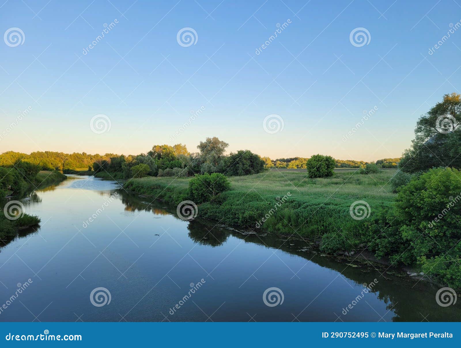 Relections on the Nith River Stock Image - Image of outdoor ...
