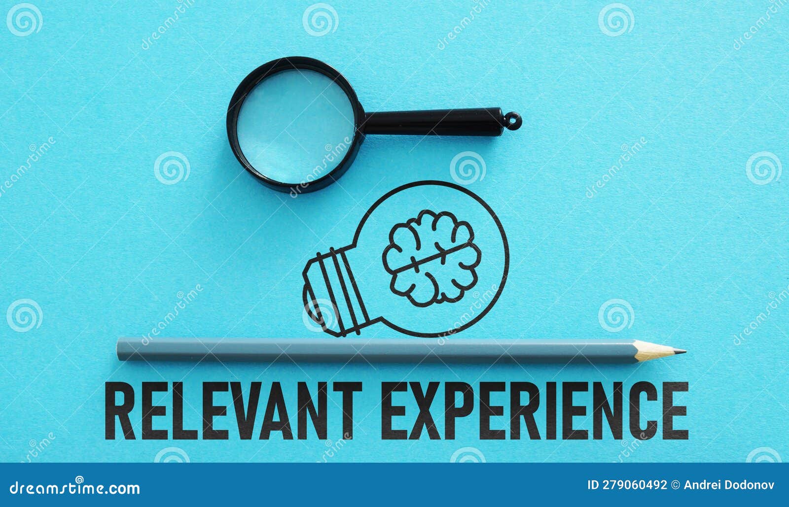 Relevant Experience is Shown Using the Text and Picture of the Lamp ...