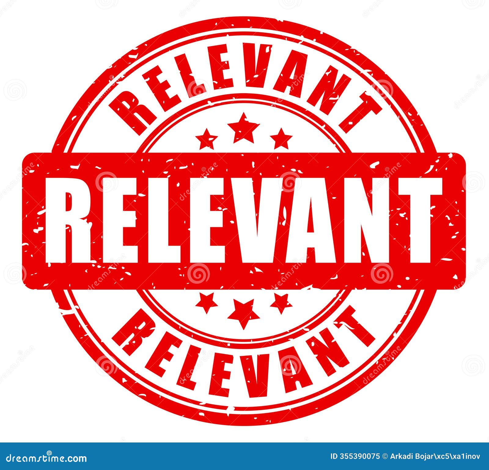 Relevant Grunge Rubber Stamp Stock Vector - Illustration of method ...