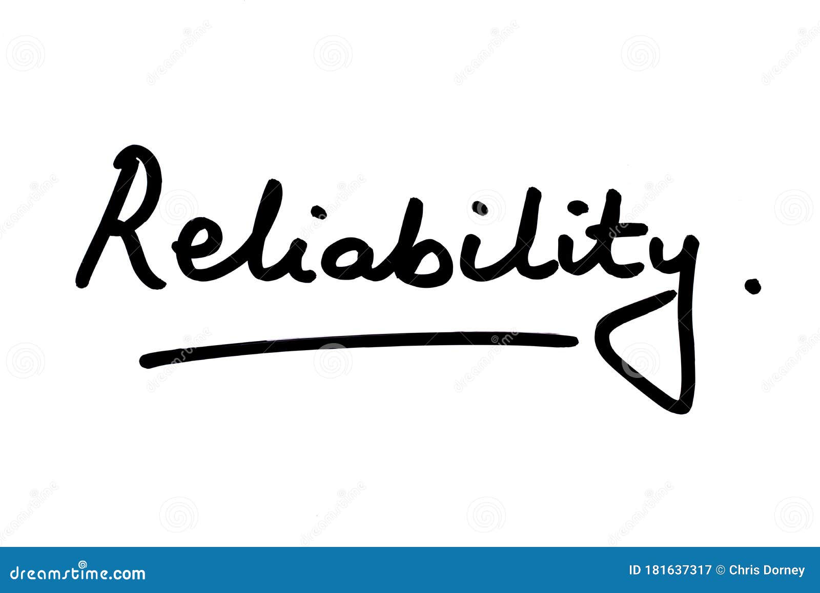 Reliability stock illustration. Illustration of accurate - 181637317