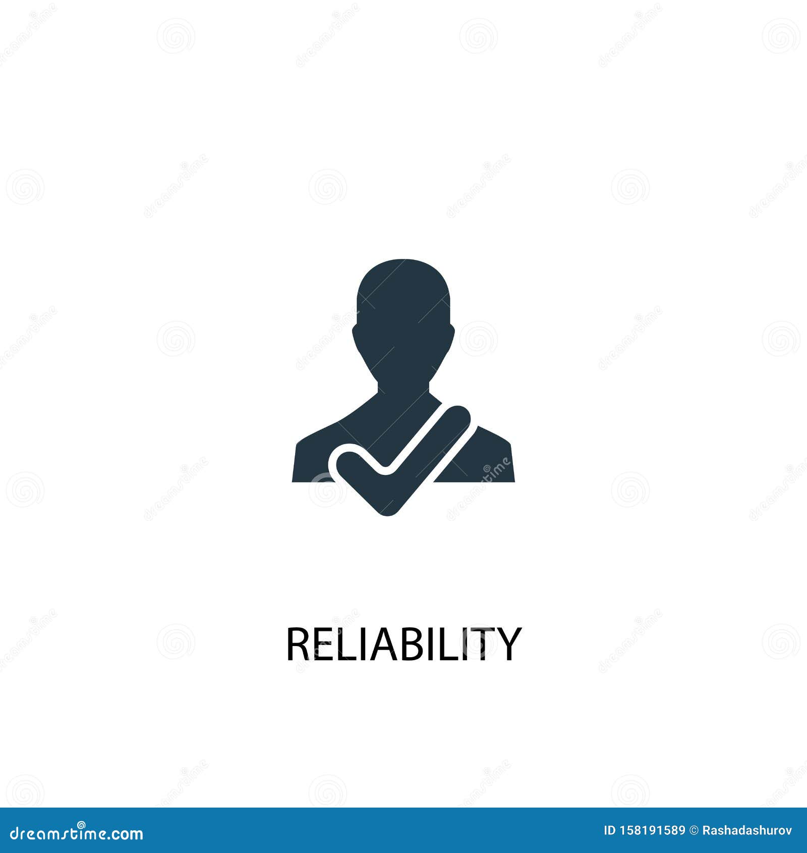 Reliability Icon. Simple Element Stock Vector - Illustration of element ...