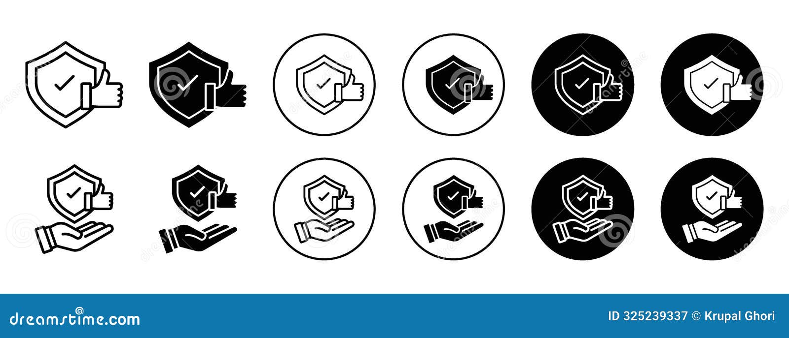 Reliability Icons Outline Flat Icon Stock Illustration - Illustration ...