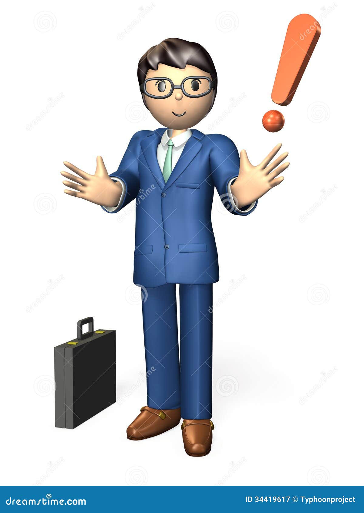 Reliable business man stock illustration. Illustration of people - 34419617