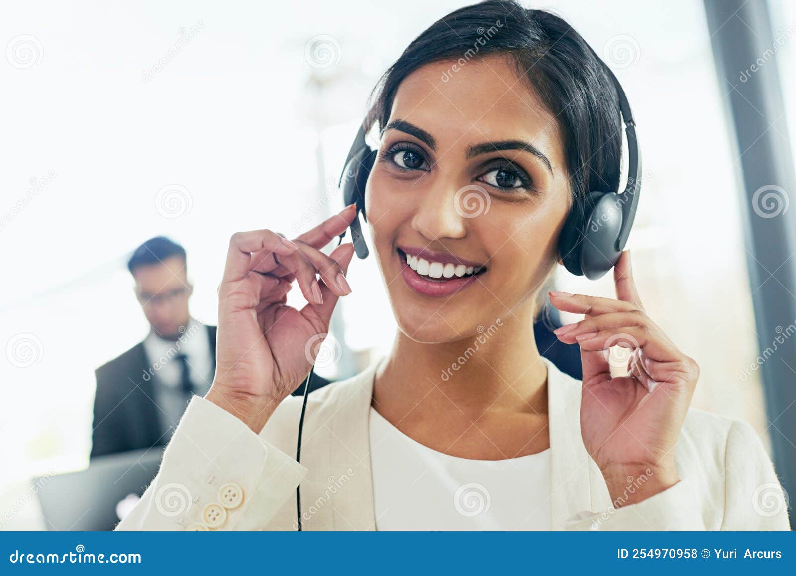 Reliable Customer Service is Just a Call Away. Portrait of a Friendly ... Reliable Customer Service is Just a Call Away. Portrait of a Friendly ...