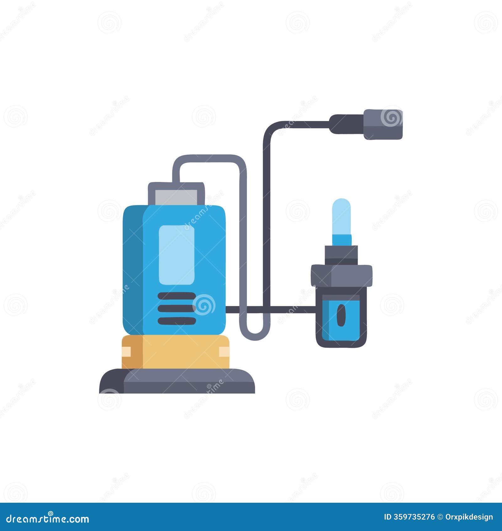Reliable Electric Sump Pump Icon for Safety Stock Illustration ...
