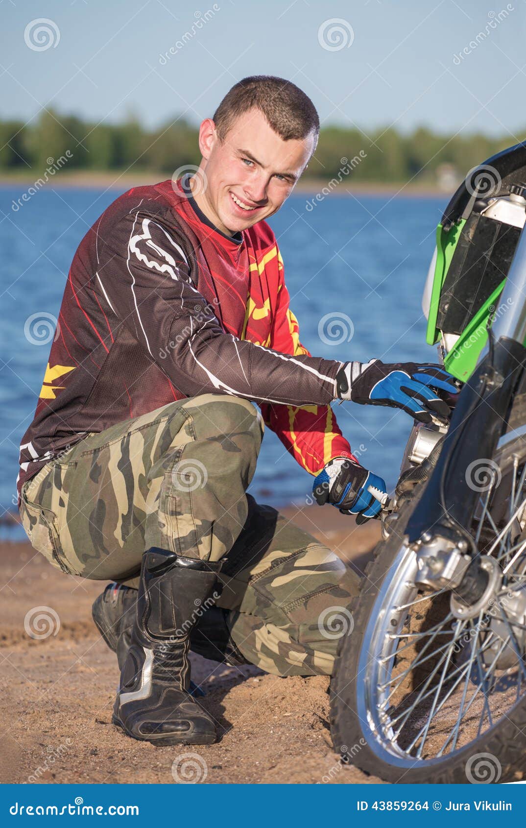 With the reliable friend stock photo. Image of sports - 43859264