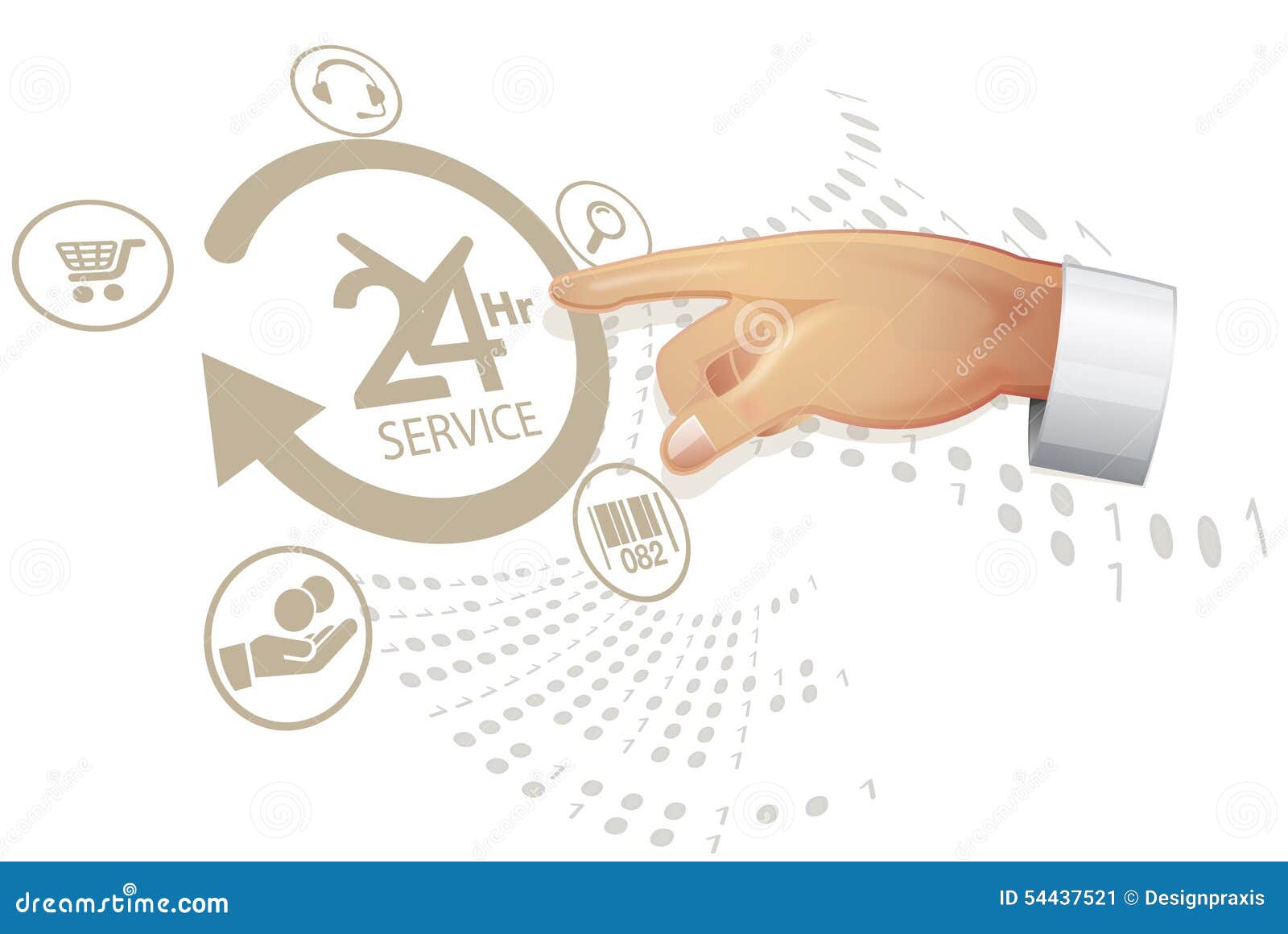 Reliable Service Solution - Illustration Stock Vector - Illustration of ...