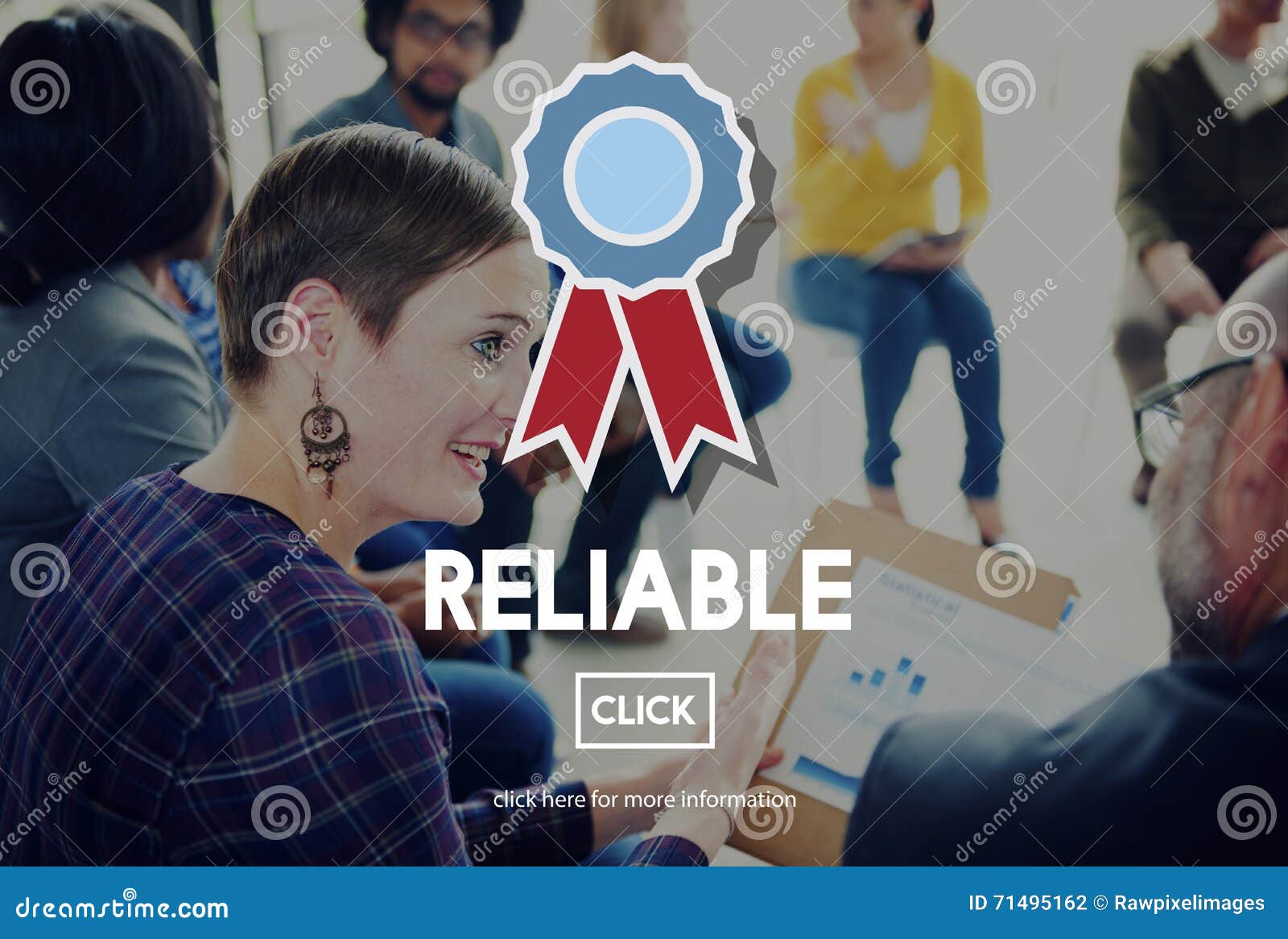 Reliable Trusty Badge Responsible Concept Stock Photo - Image of ...