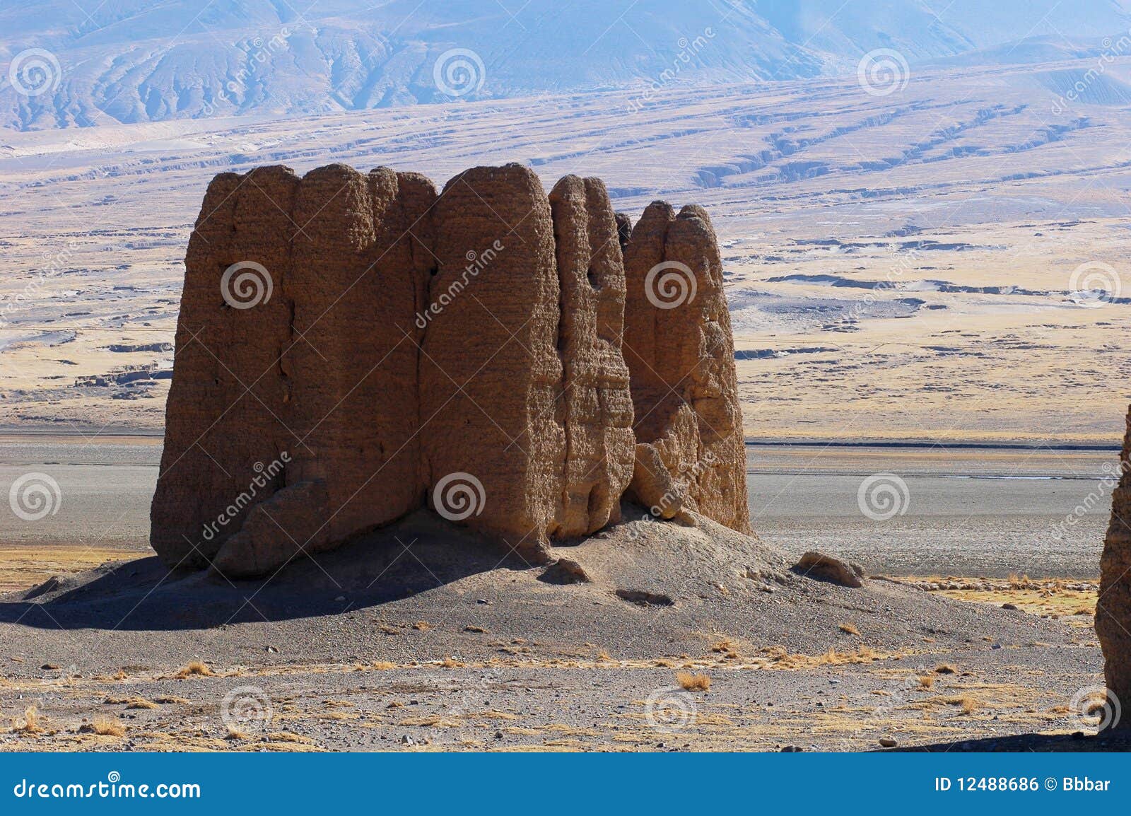 Relics and Mountains in Tibet Stock Photo - Image of background, hiking ...