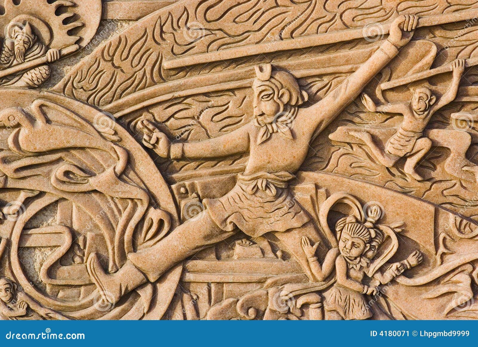 Relief stock image. Image of good, colorful, monster, myth - 4180071