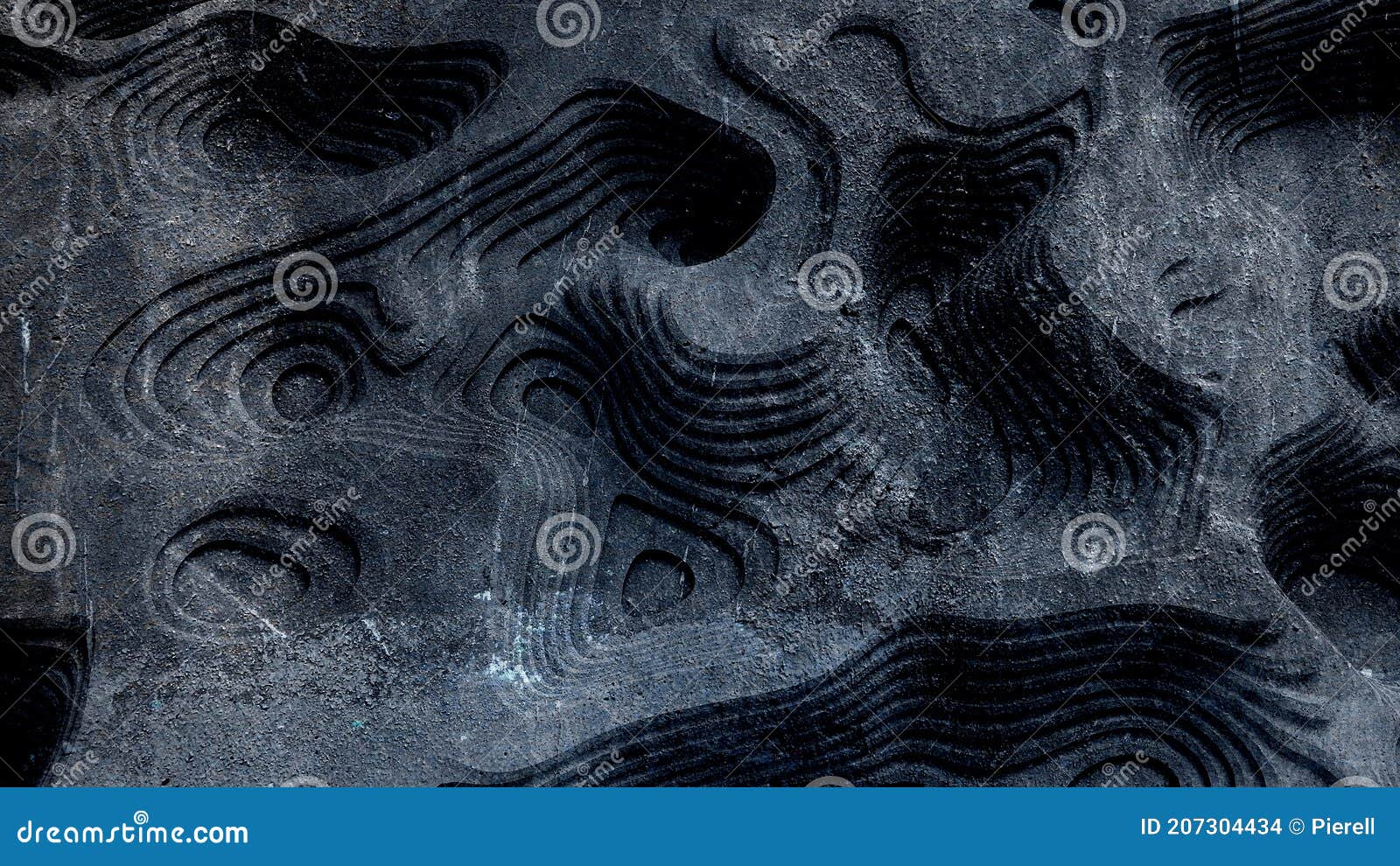 Relief Abstract Texture Made of Wood, Stone or Other Material. 3d ...