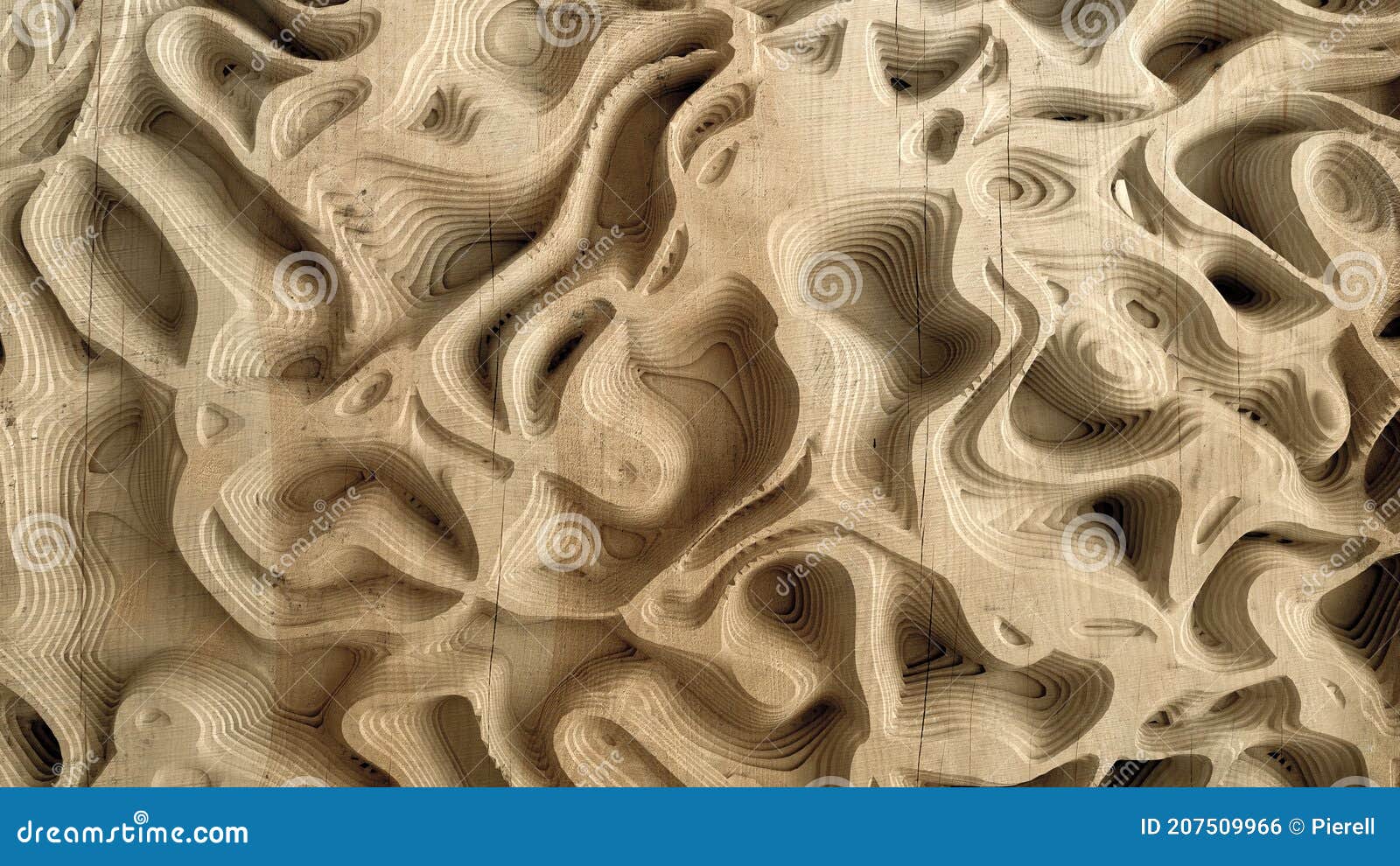 Relief Abstract Texture Made of Wood, Stone or Other Material. 3d ...