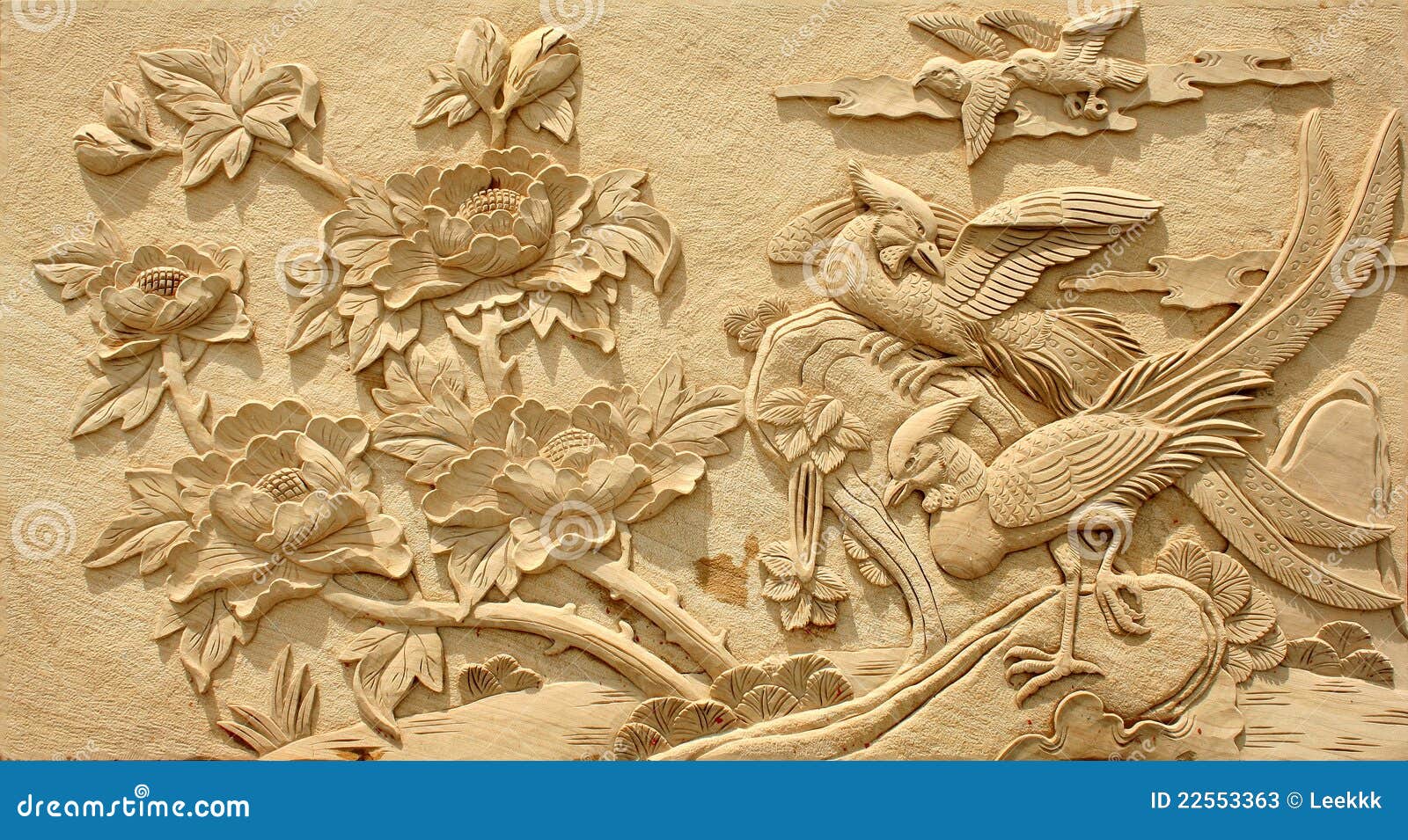 Relief Adornment Picture Stone Material Craft Stock Image - Image of ...