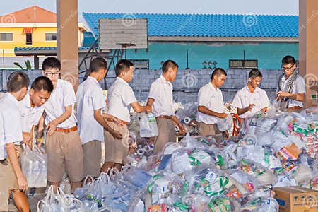 Relief Bags for Flood Sufferers Editorial Photo - Image of korat ...