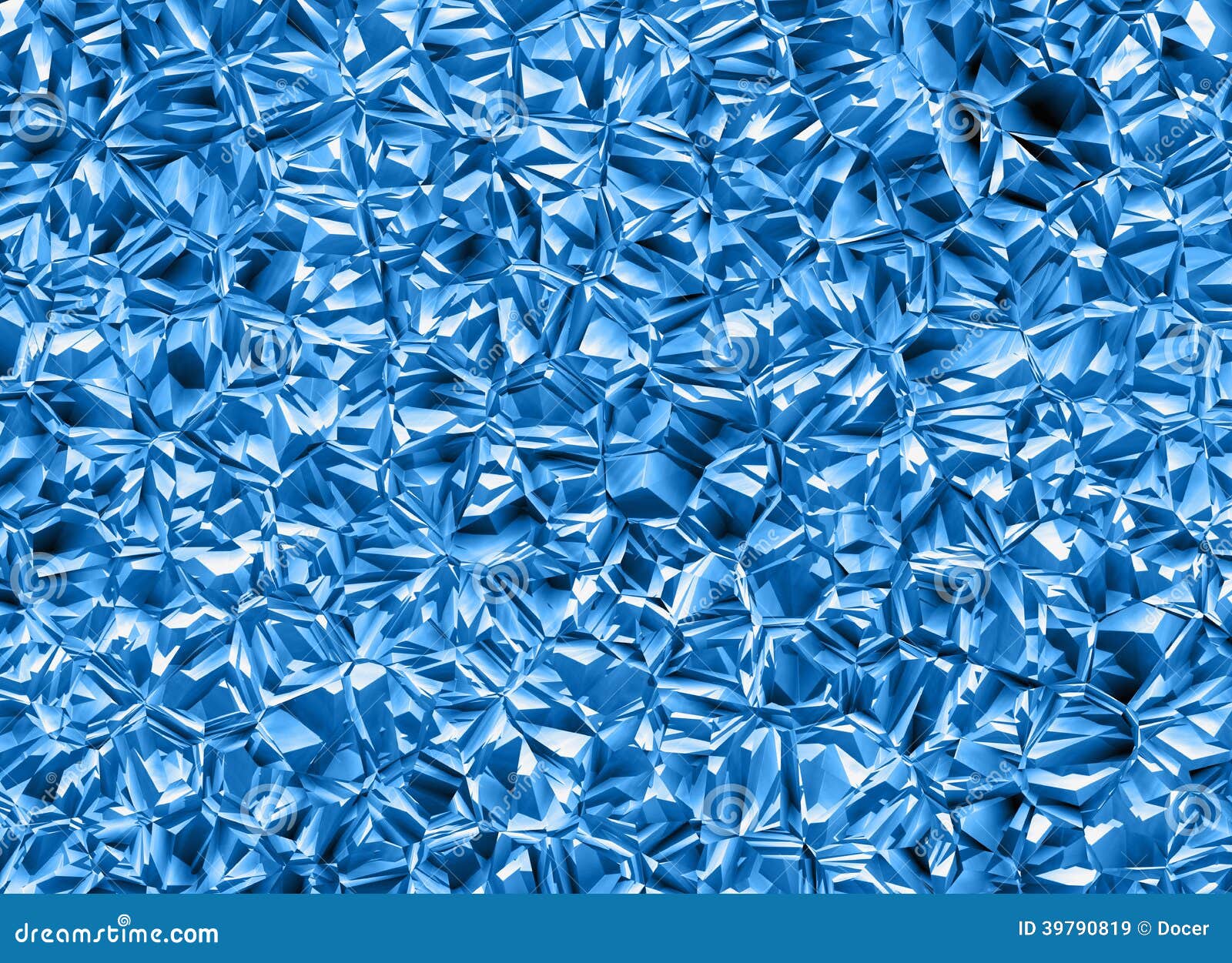 Relief Crystal Backgrounds. Blue Colored Stock Illustration ...