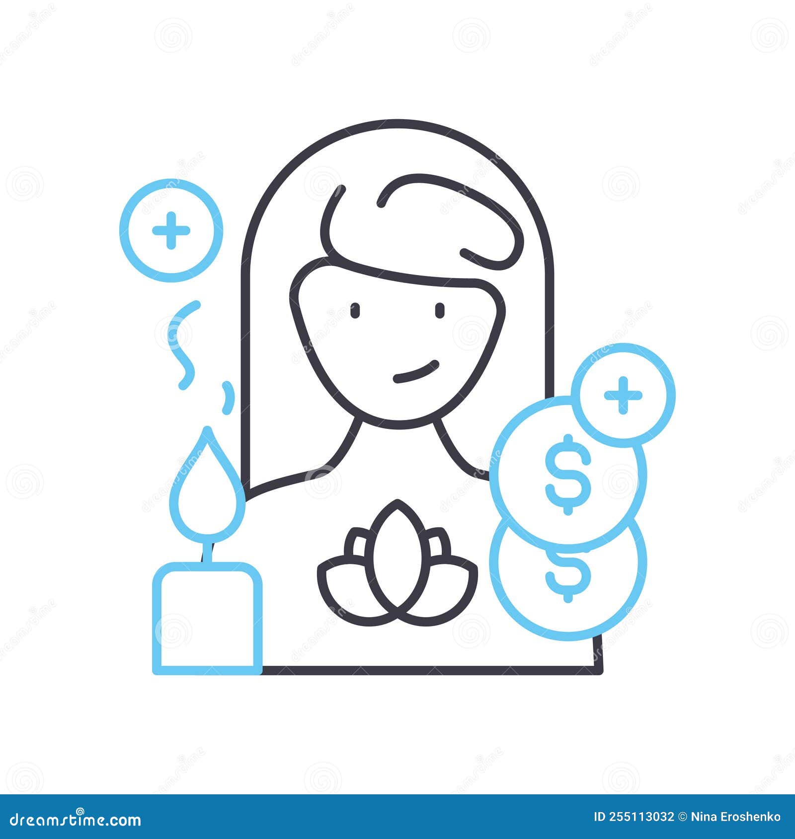 Relief Line Icon, Outline Symbol, Vector Illustration, Concept Sign ...