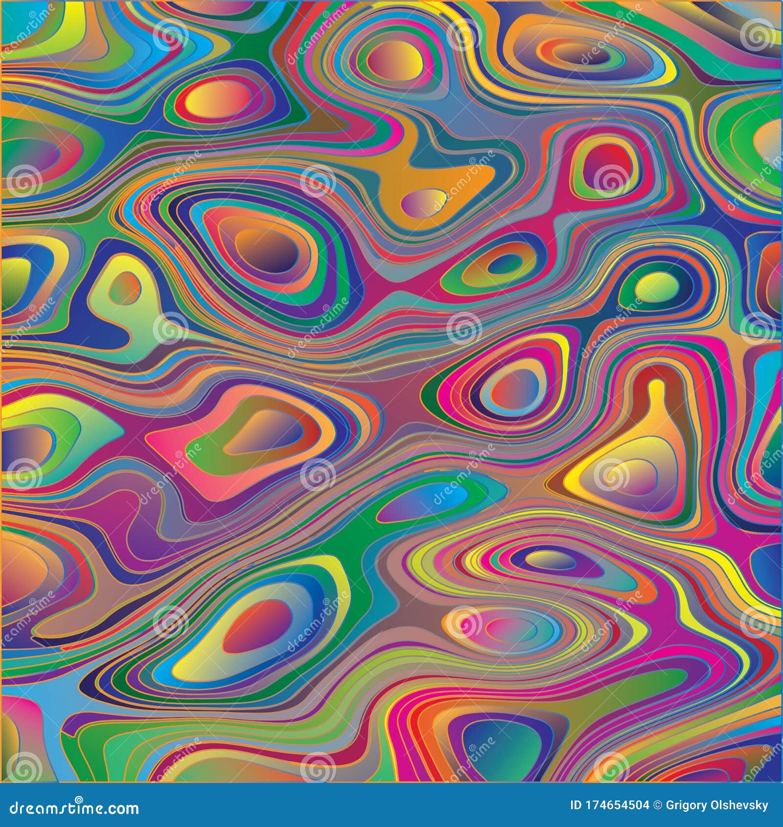 Relief Map. Abstract Background with Layers Stock Vector - Illustration ...