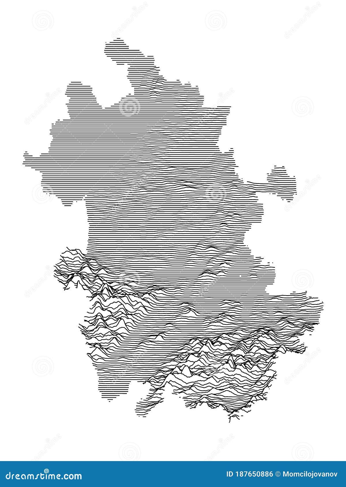 Anhui Relief Map Royalty-Free Stock Image | CartoonDealer.com #290941138