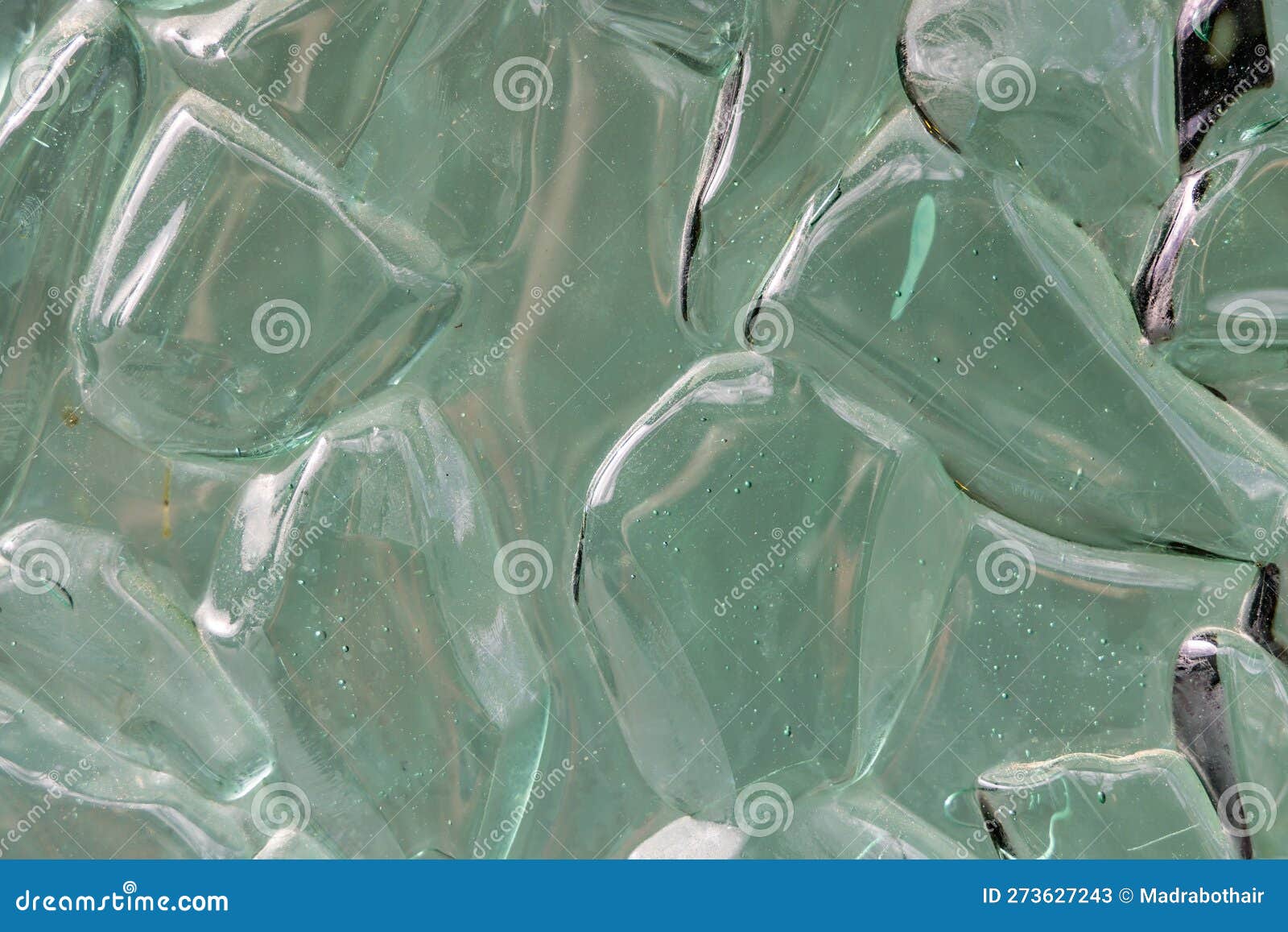 Relief of Melted Glass Shapes for Background Textures Stock Image ...