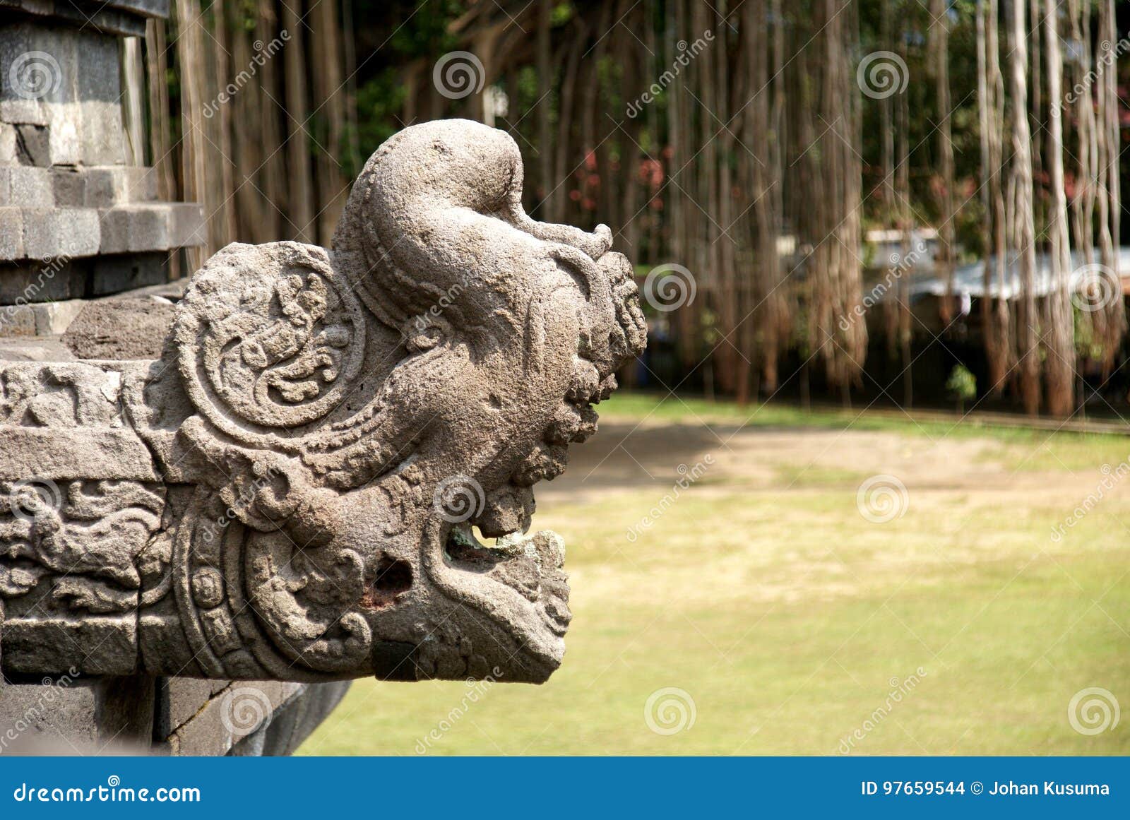 Relief and Sculpture in Mendut Temple Stock Photo - Image of buddhist ...