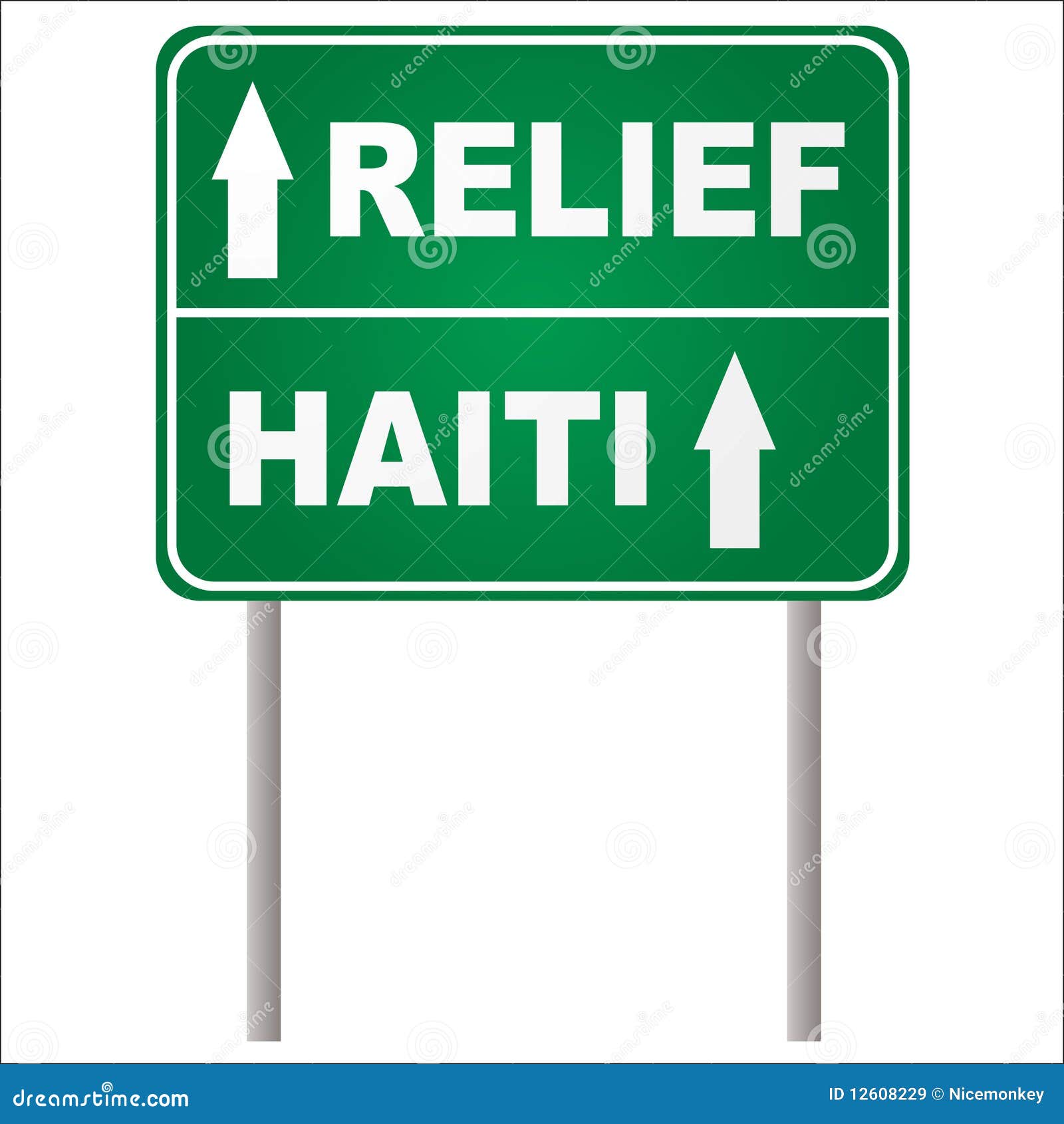 Relief Sign Cartoon Vector | CartoonDealer.com #96922887