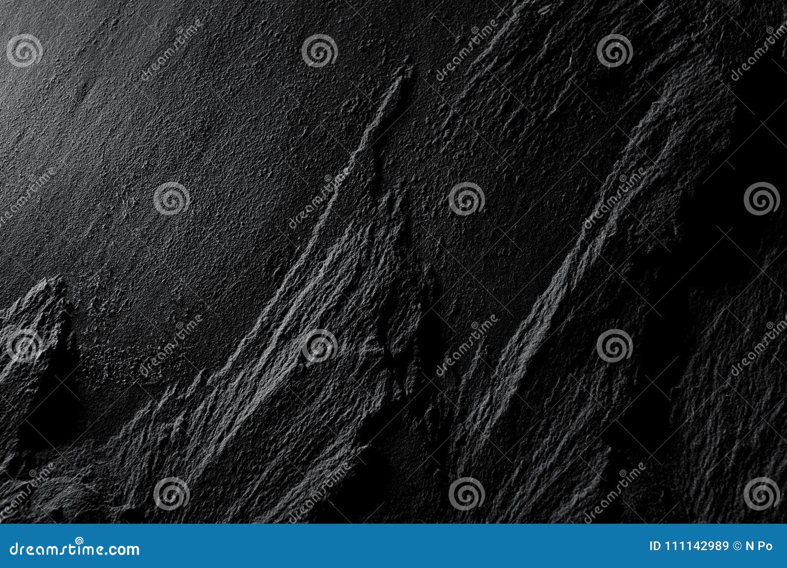 Relief Texture of Black Shale Plate Macro Background Stock Image ...