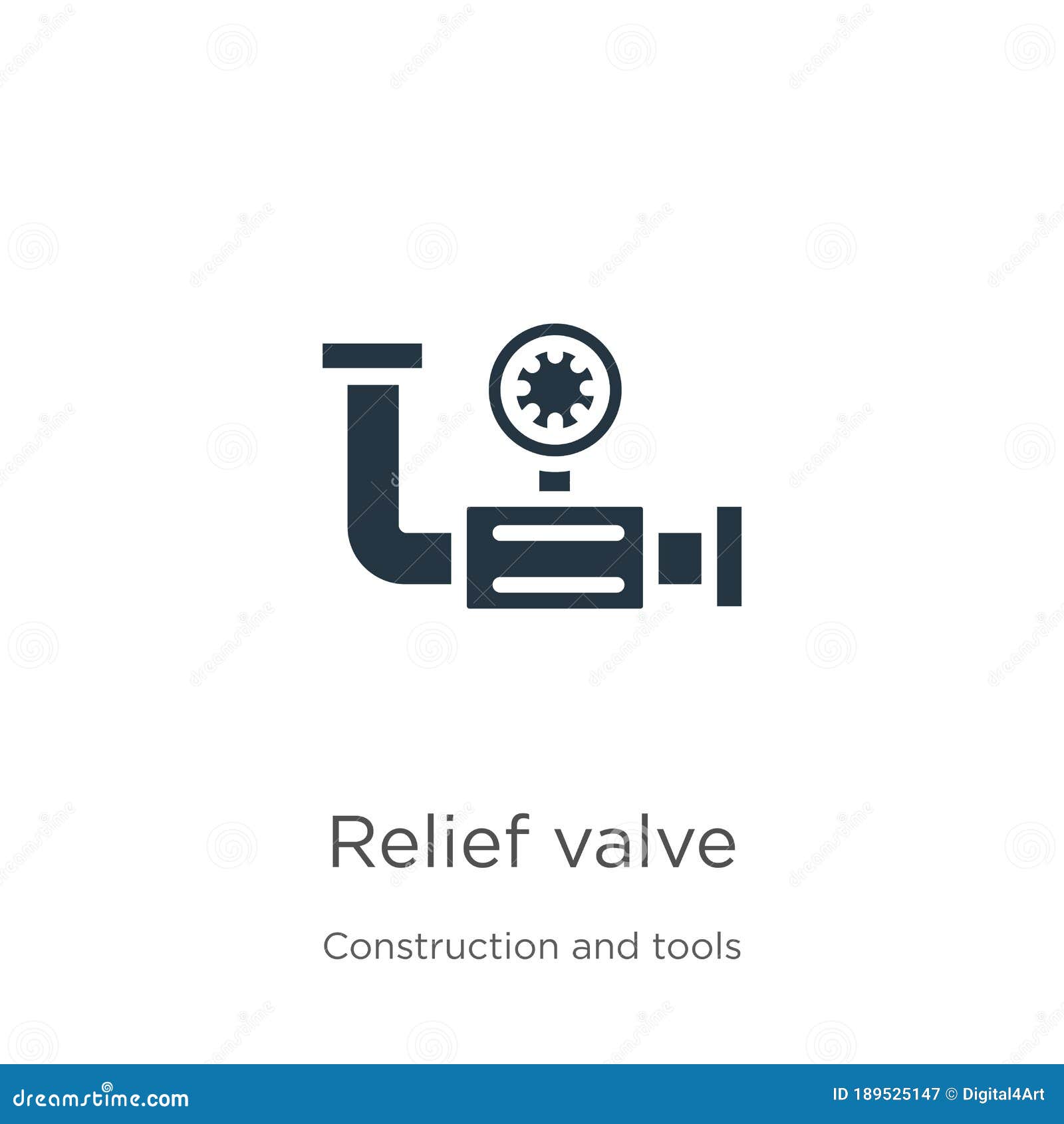 Relief Valve Icon Vector. Trendy Flat Relief Valve Icon from ...