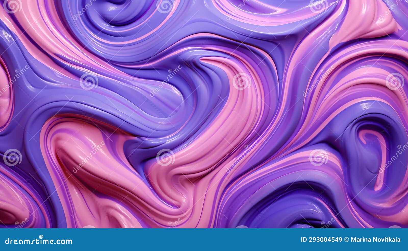 Relief Volumetric Abstract Pattern of Colored Putty Obtained by Mixing ...