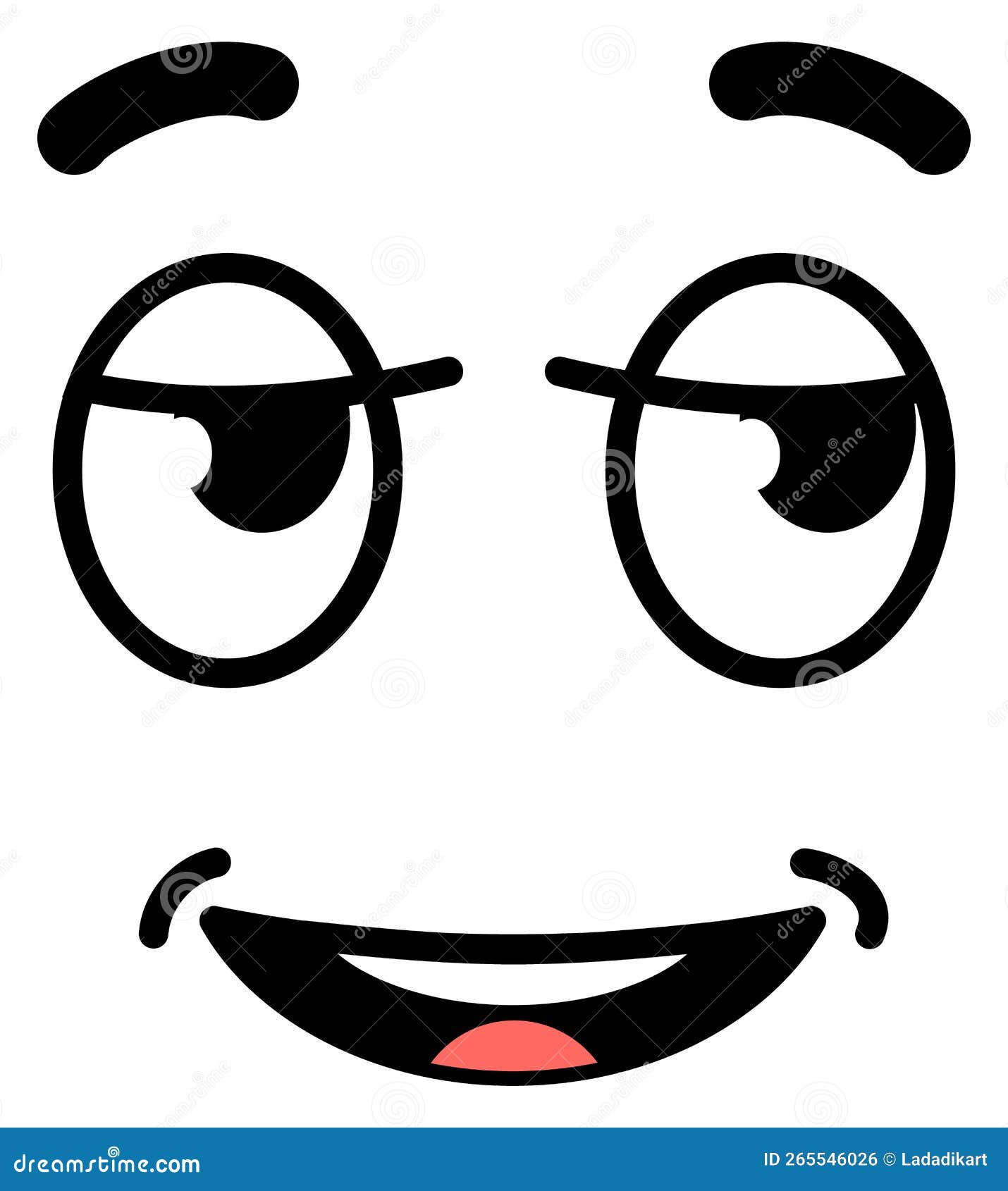 Relieved Expression Emoji Face Vector Design Art | CartoonDealer.com ...