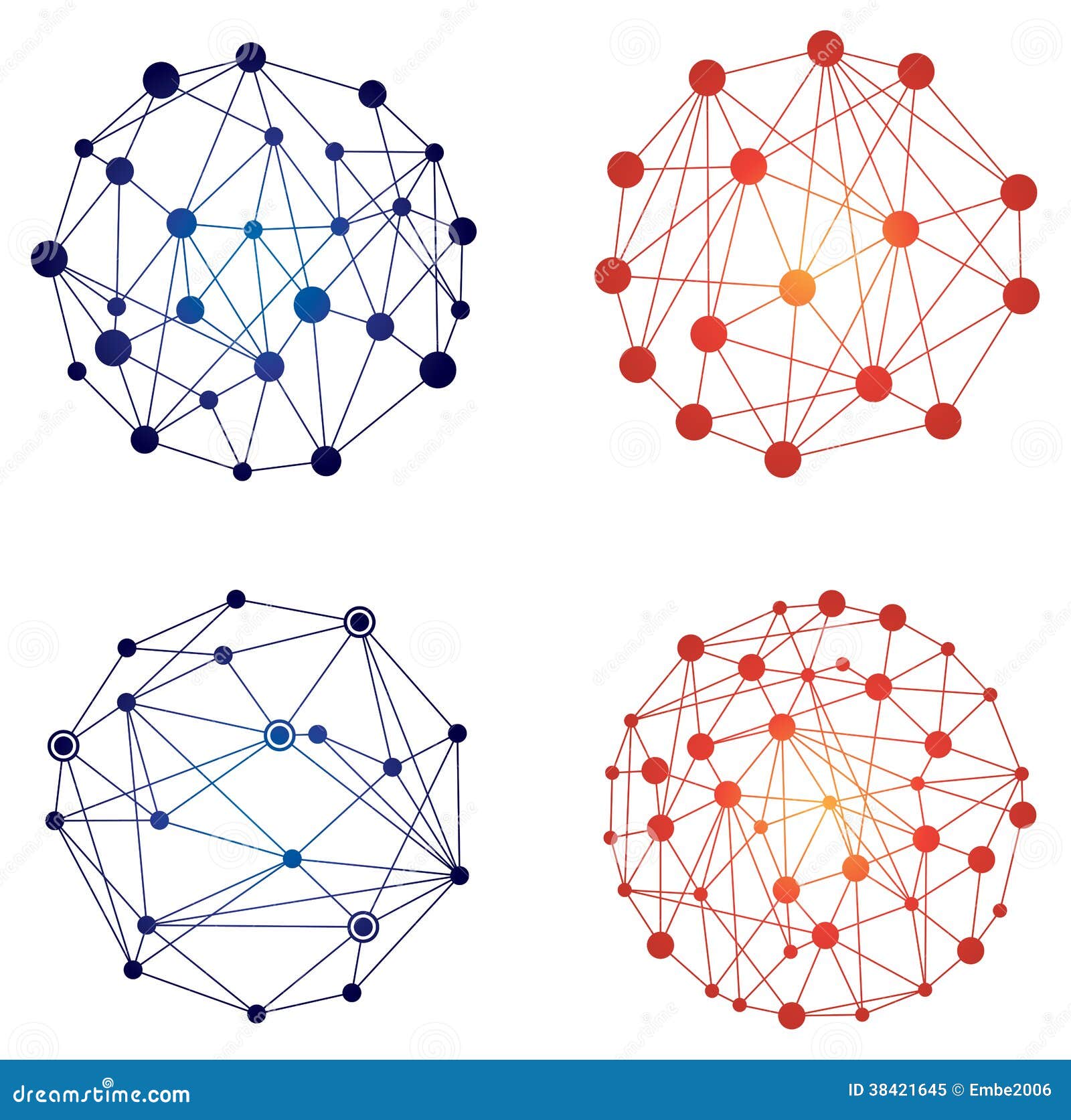 Reliez le logo de réseau illustration de vecteur. Illustration du ...