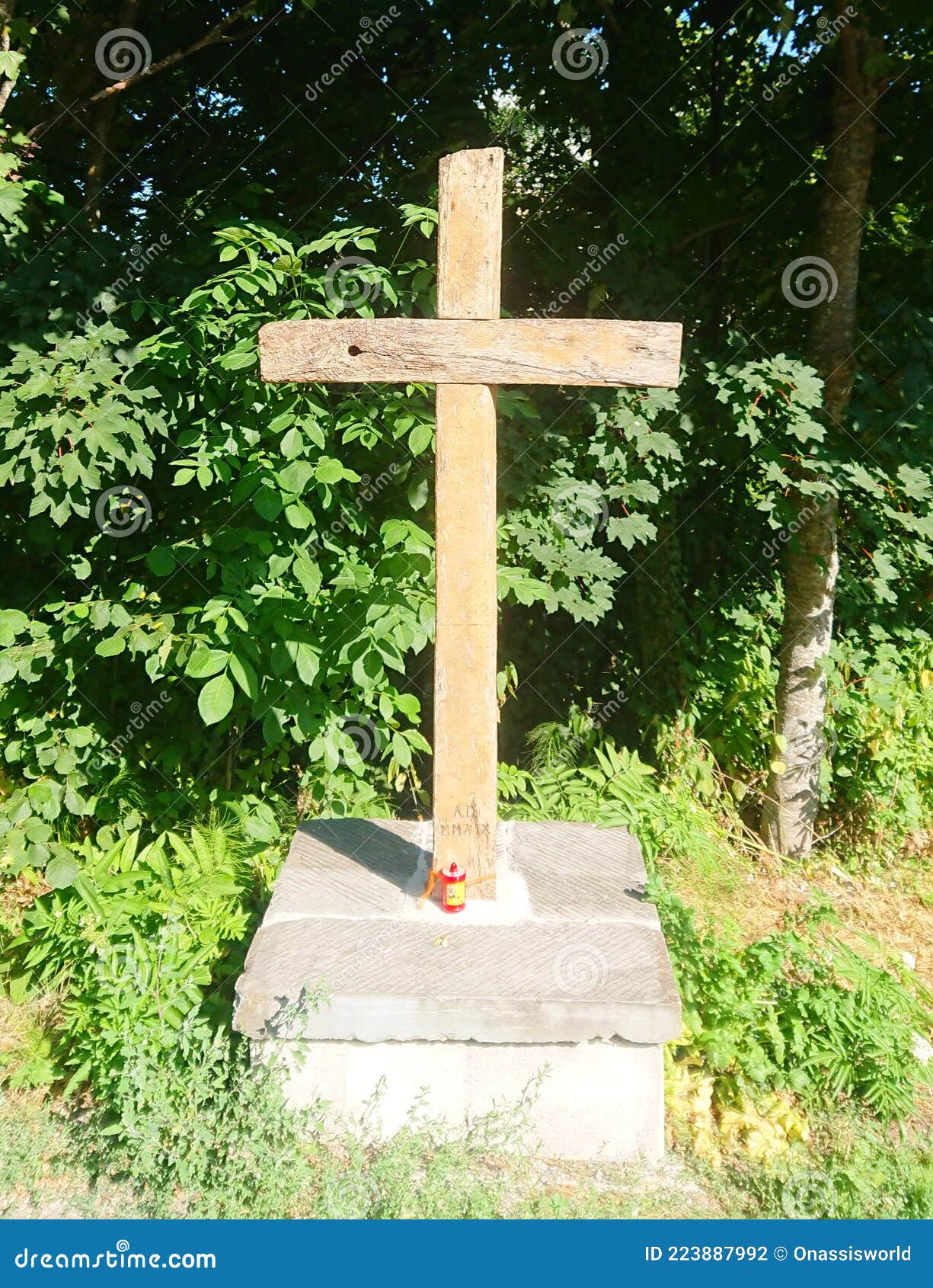 Religion. Christian Fixed Wooden Cross Stock Photo - Image of cross ...