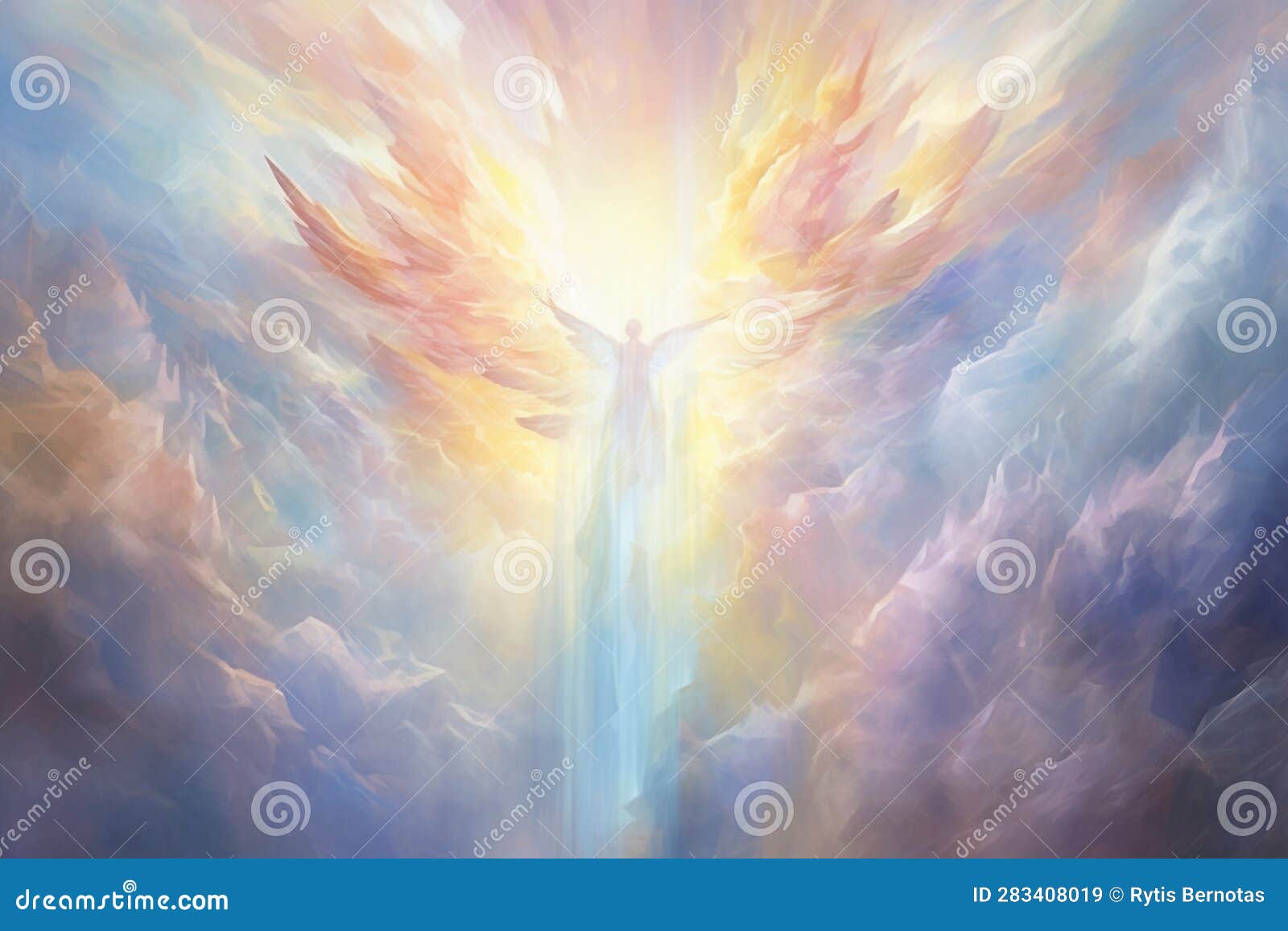 God Light Abstract Interpretation and Illustration. Generative AI Stock ...