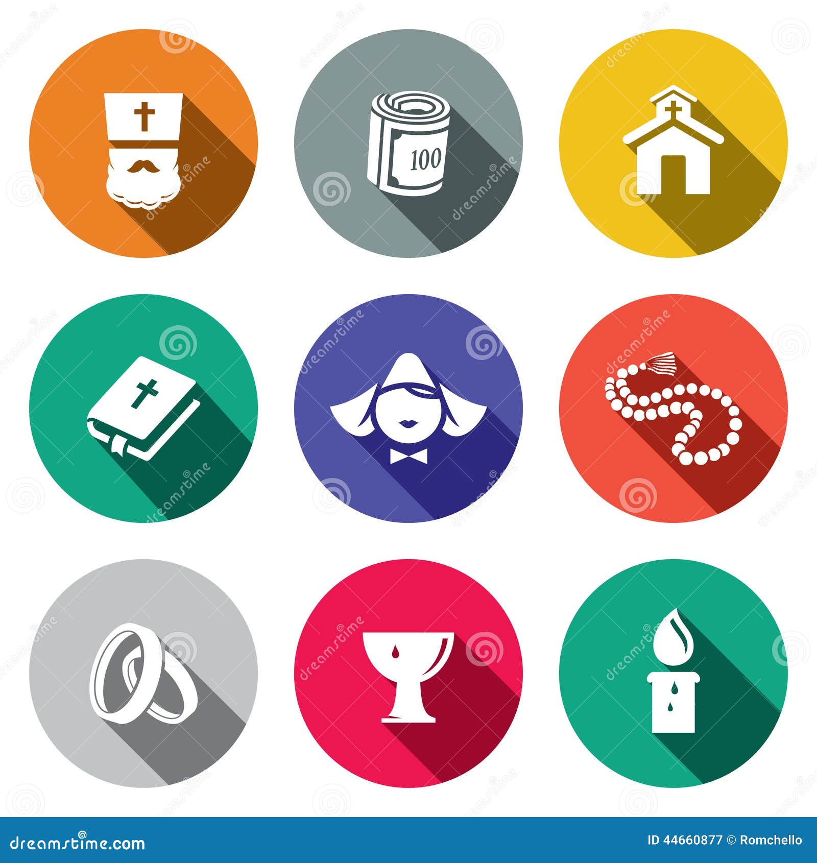 Religion icon collection stock illustration. Illustration of ...