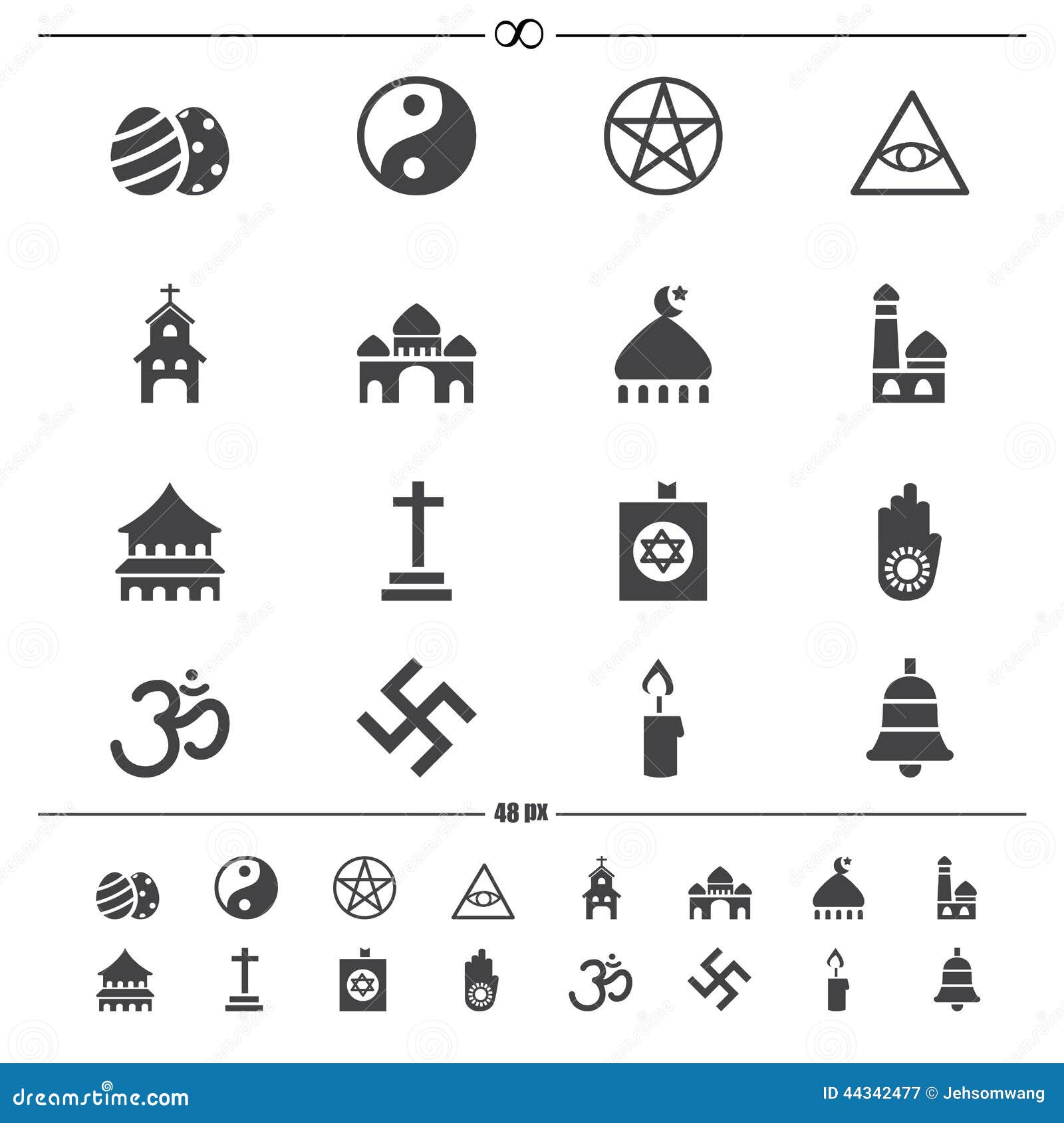 Religion Icons Stock Image | CartoonDealer.com #49836385