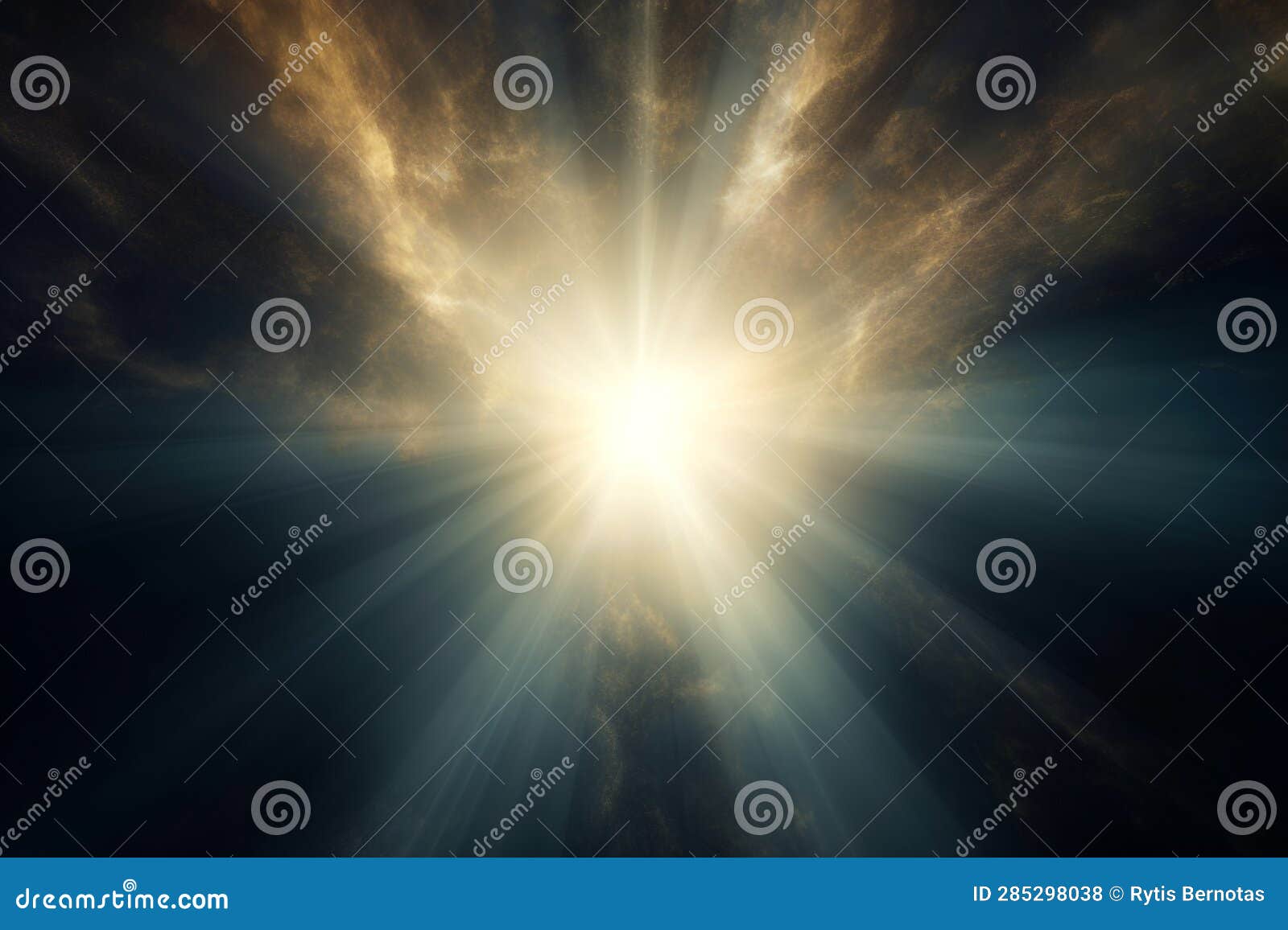 God Light in Heaven Visualization. Generative AI Stock Illustration ...