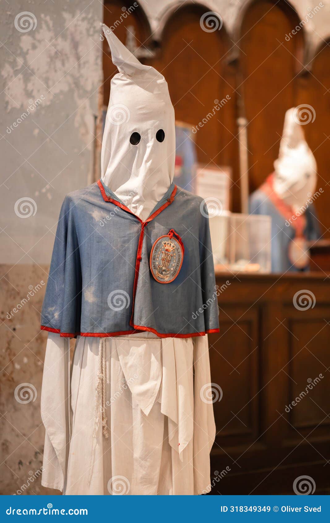 Religious Ancient Sect Uniform Close Up Stock Image - Image of ...